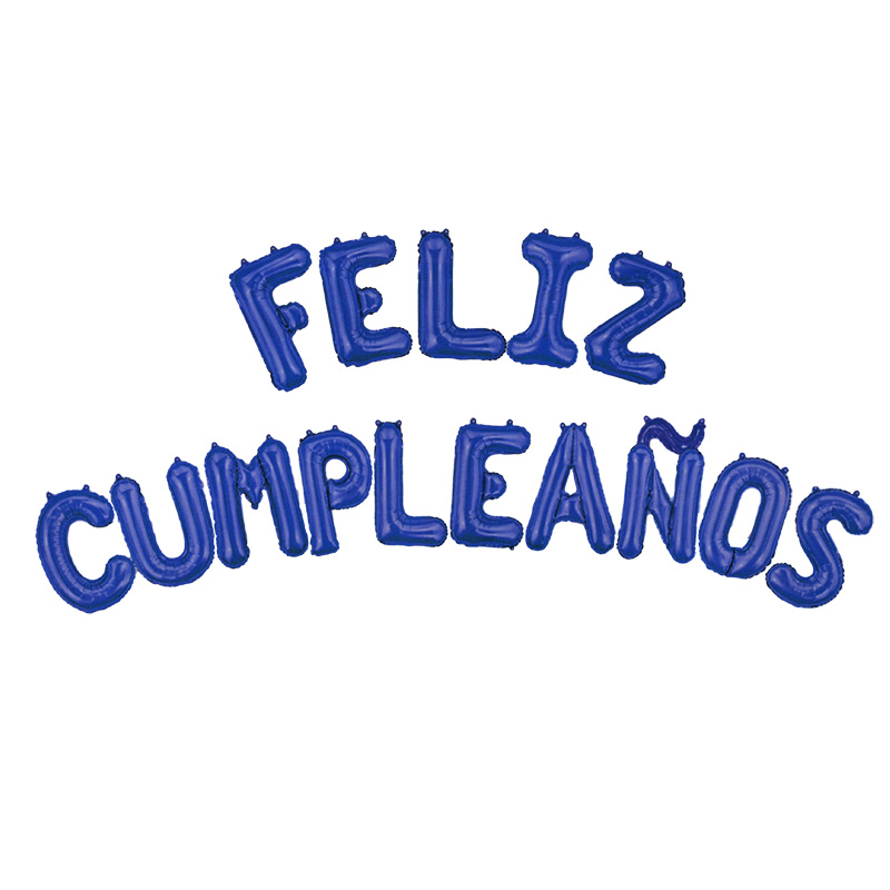 KIT FELIZ CUMPLEAÑOS AZUL - Hiperfiesta
