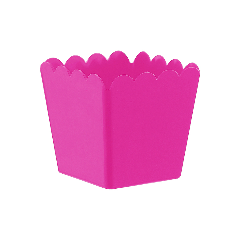 CACHEPOT PLASTICO PINK C/10 - Hiperfiesta