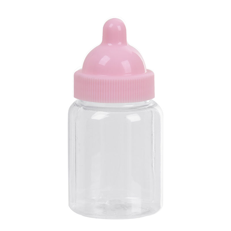 MAMADERA PLAST PICO ROSA X10 - Hiperfiesta