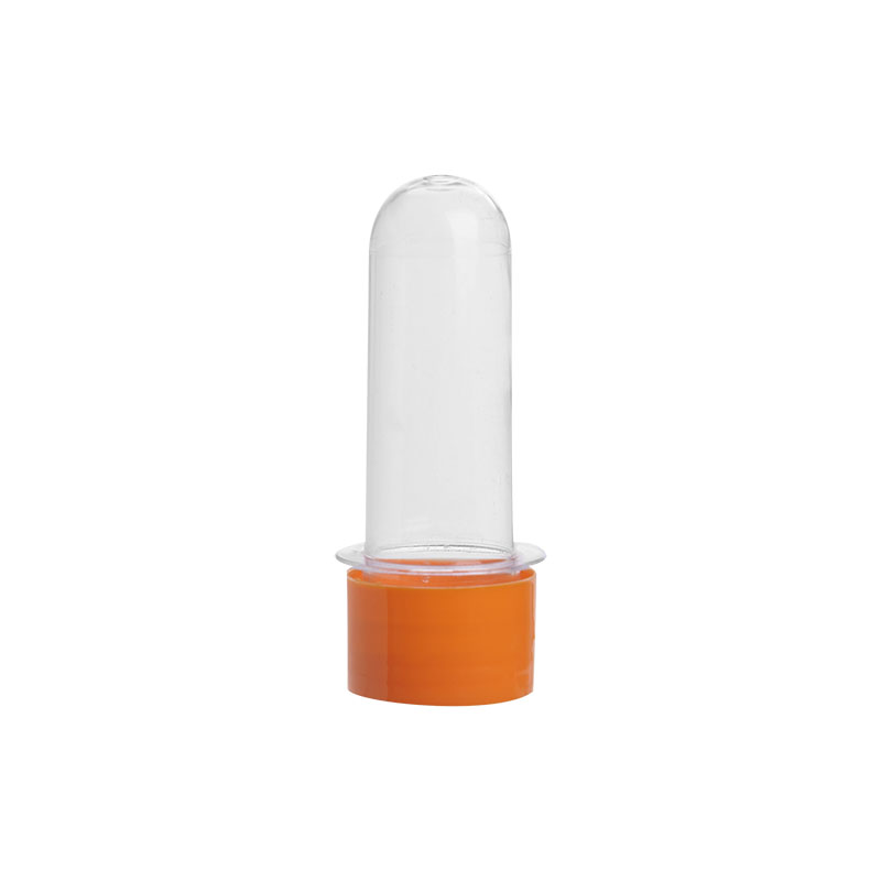 TUBO 8CM C/TAPA NARANJA C/10 - Hiperfiesta
